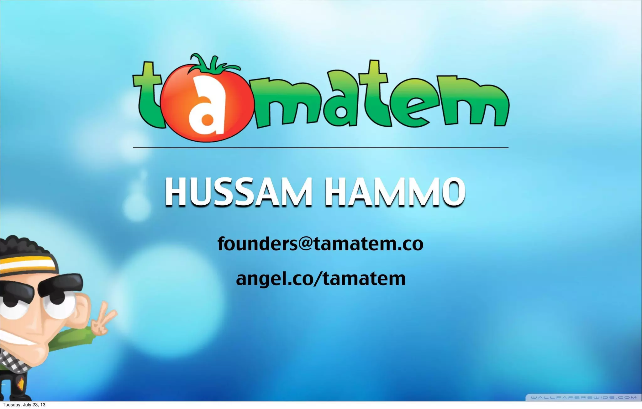 Tamatem Pitch Deck | PPT | Free Download