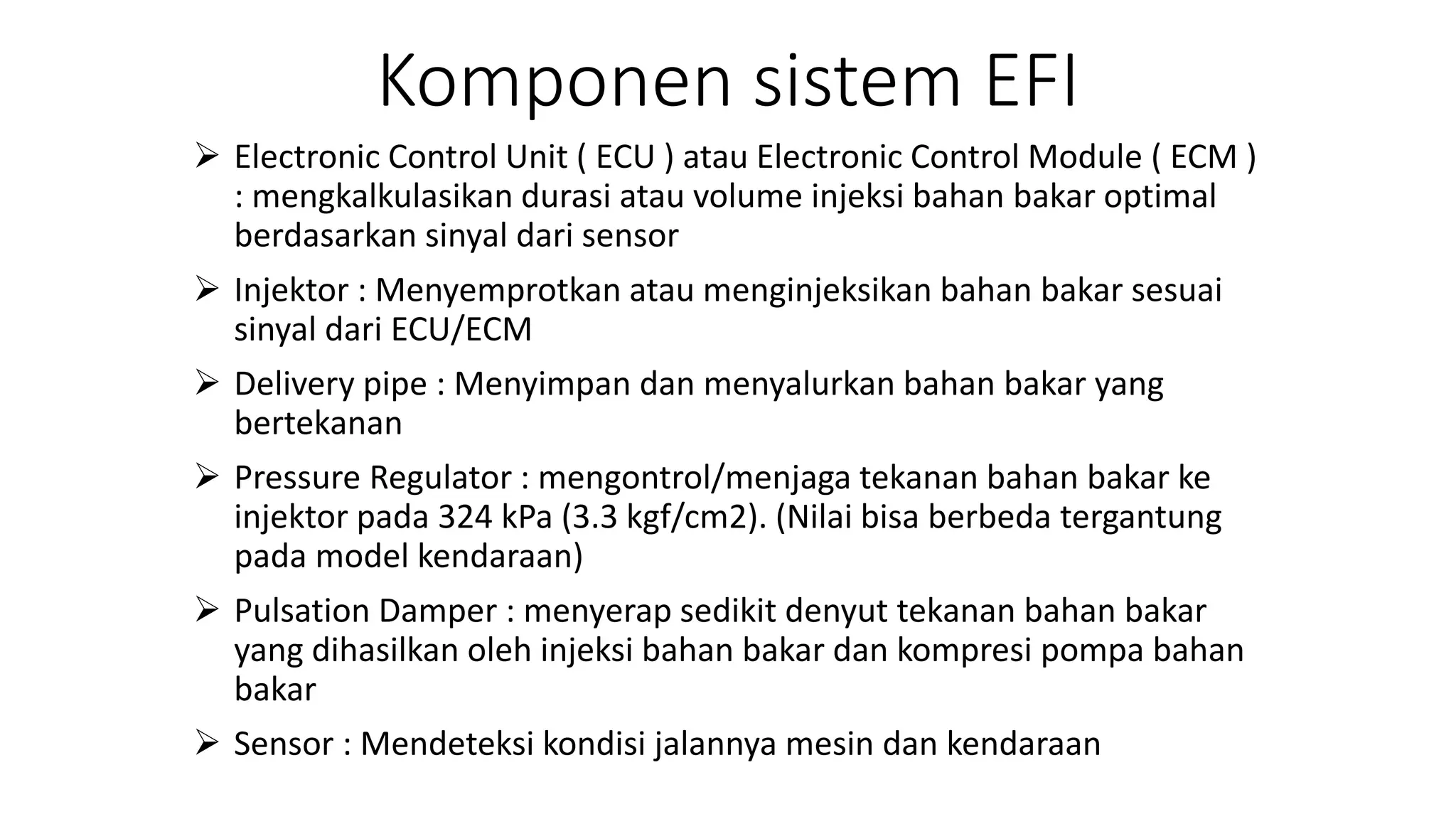 Tambahan Komponen sistem EFI pada teknik kendaraan ringan .pptx