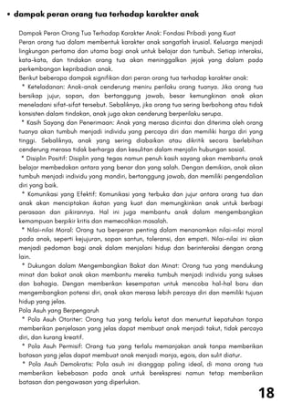 Peran Orang Tua Dalam Pembentukan Karakter Anak Df