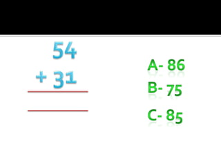 Latihan Tambah tolak