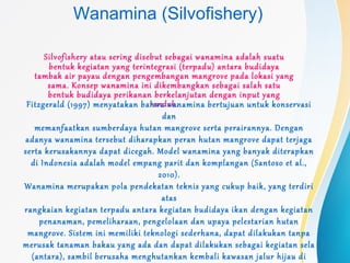 Tambak kepiring bakau | PPT