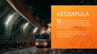 Top Slicing underground mining method used | PPTX