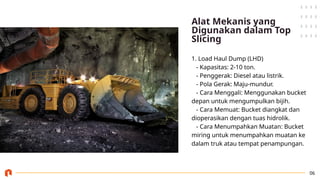Top Slicing underground mining method used | PPTX