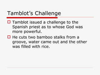 Tamblot revised | PPT