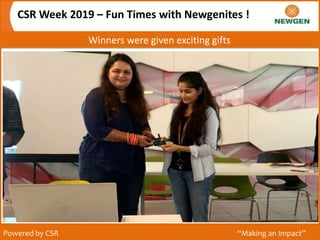 CSR Week: Tambola | PPT