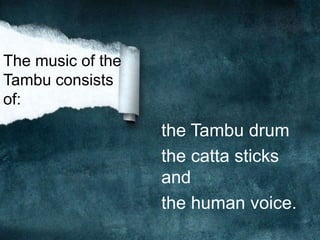 Interrogating Tambu | PPT