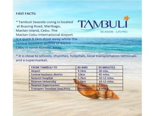 TAMBULI CONDOMINIUM BEACH LOT | PDF