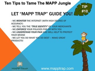 Ten Tips to Tame The MAPP jungle 2018 | PPT