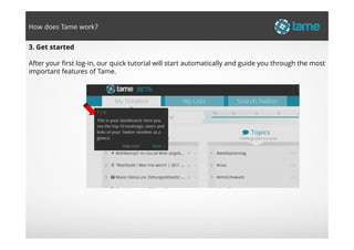 How does Tame work? | PPT