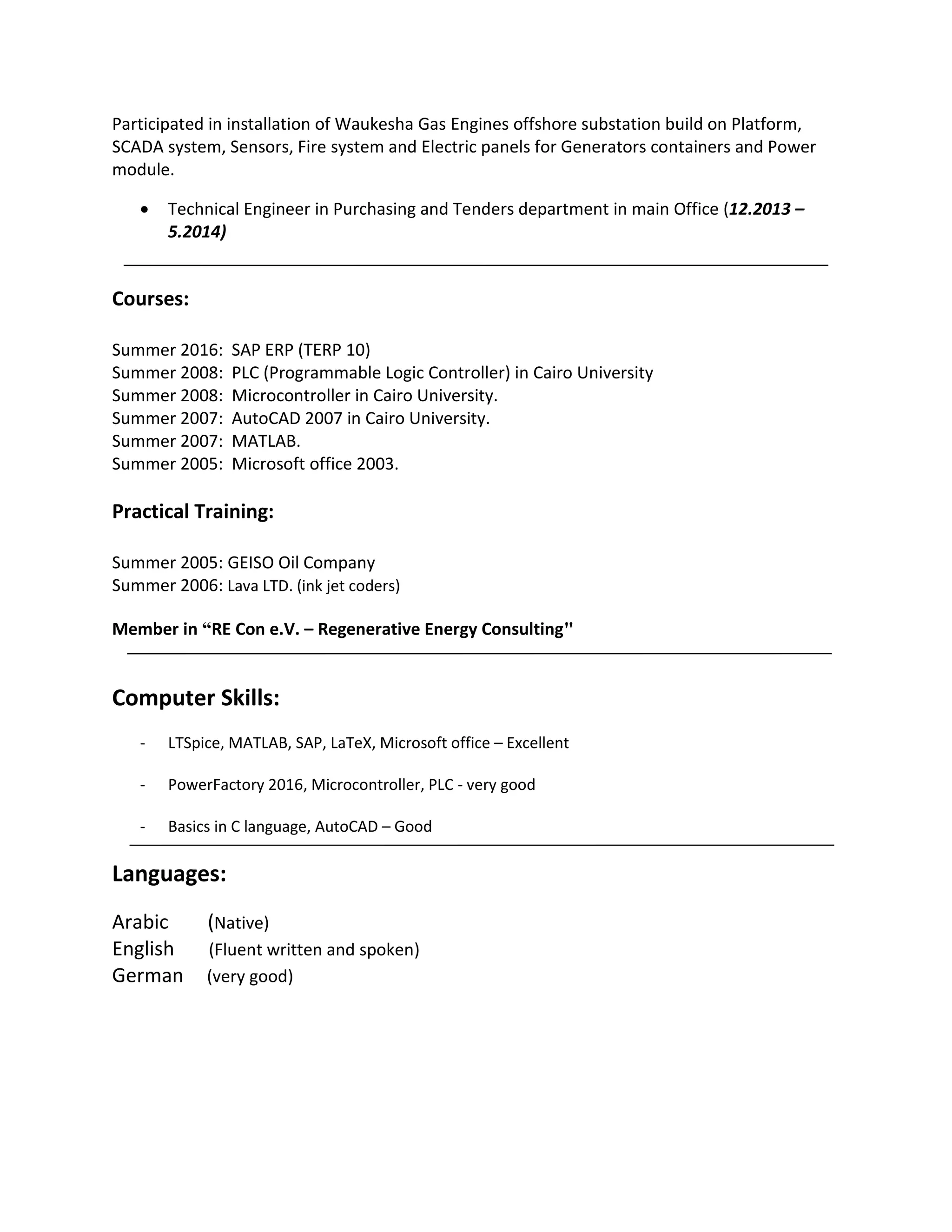 Tamer ellaithy c.v. | PDF