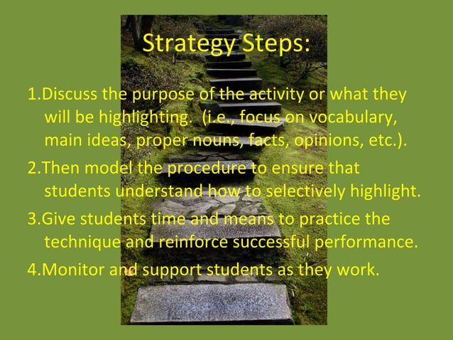 Tam Highlighting Strategies | PPT | Education