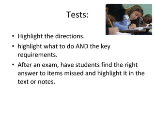 Tam Highlighting Strategies | PPT | Education