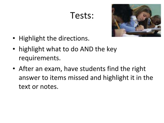 Tam Highlighting Strategies | PPT | Education