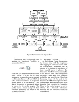 Tamil-English Document Translation Using Statistical Machine ...