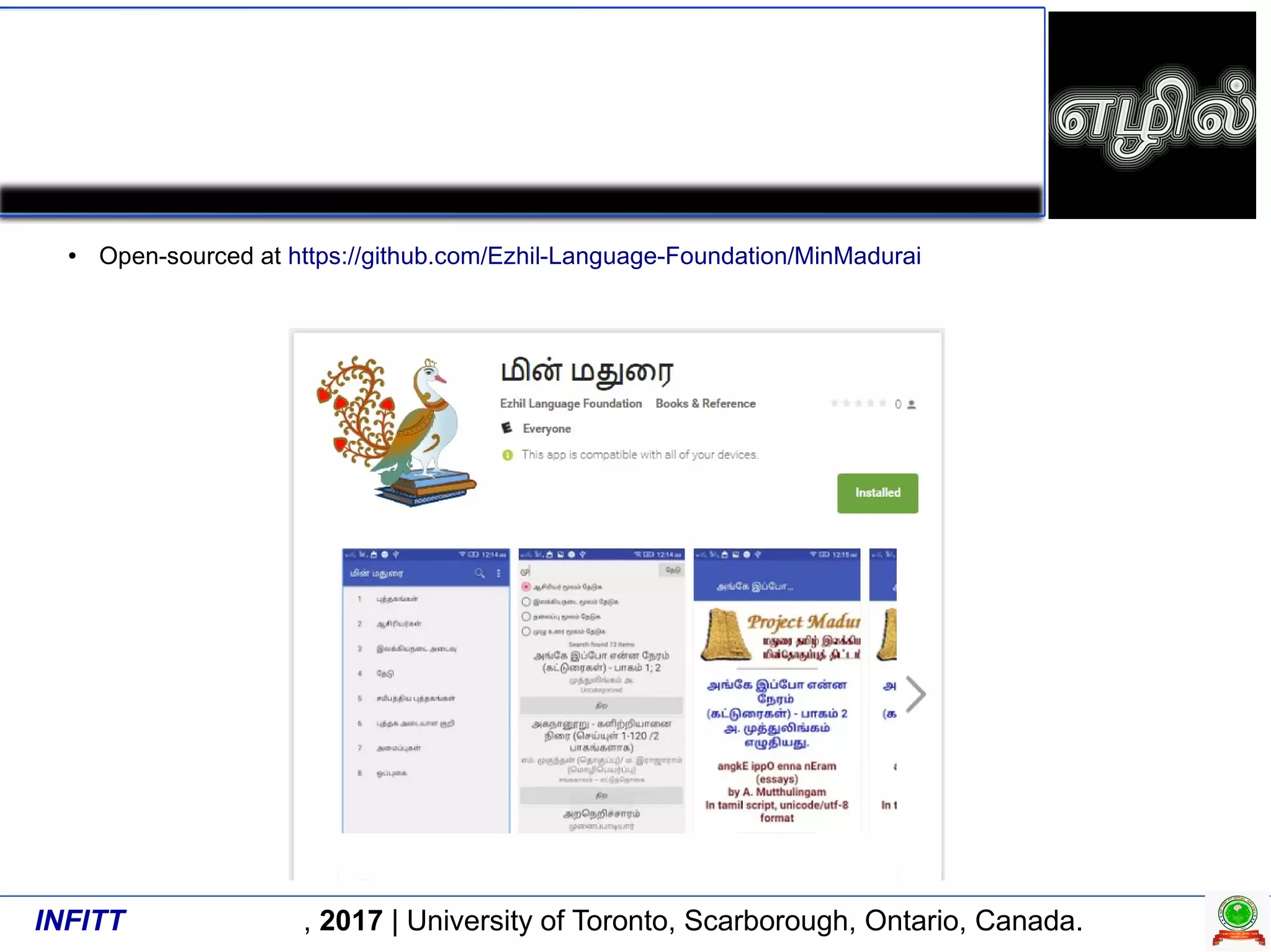 Tamil open-source landscape - opportunities and challenges | PDF