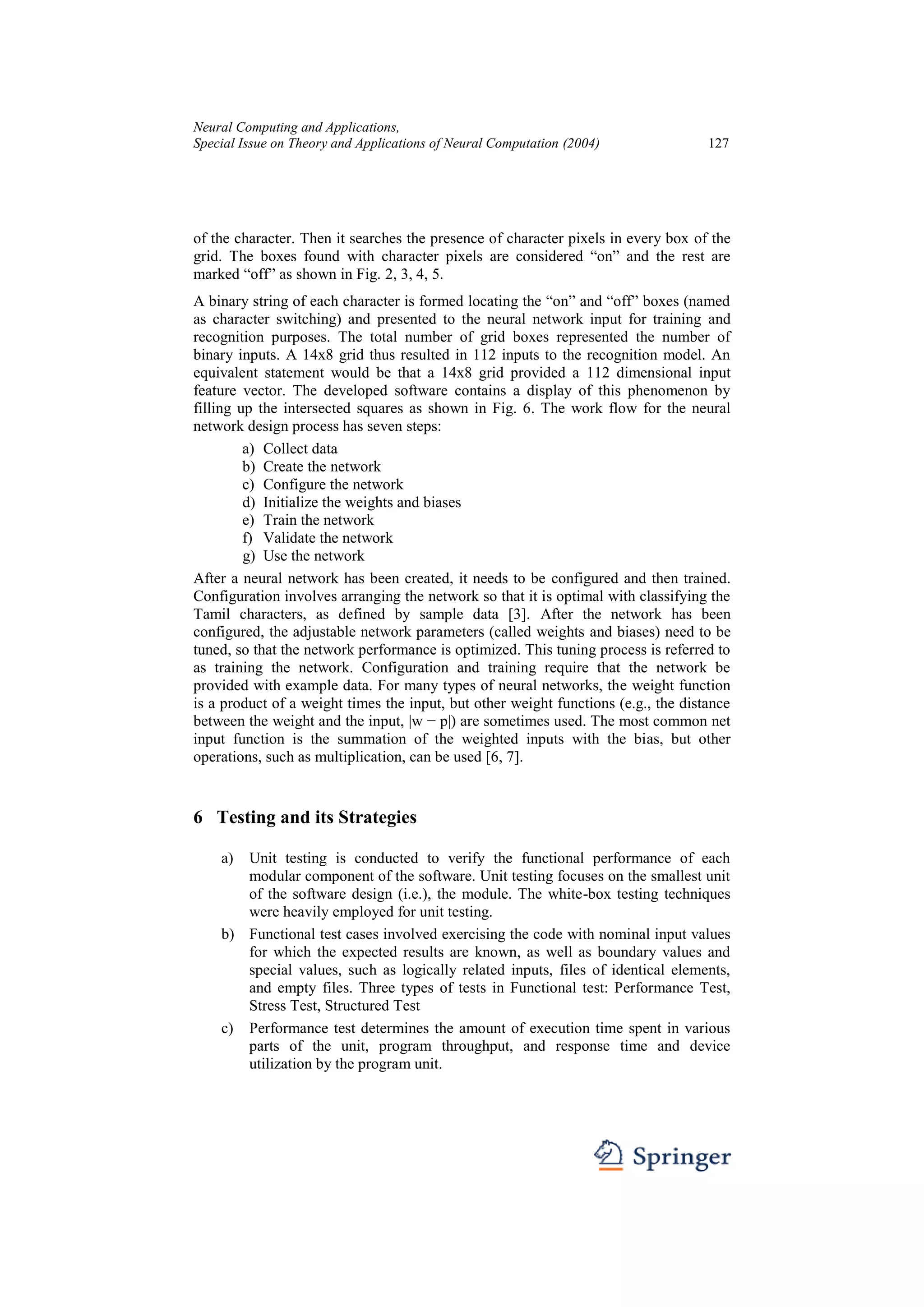 Tamil Character Recognition Based On Back Propagation Neural Networks Pdf