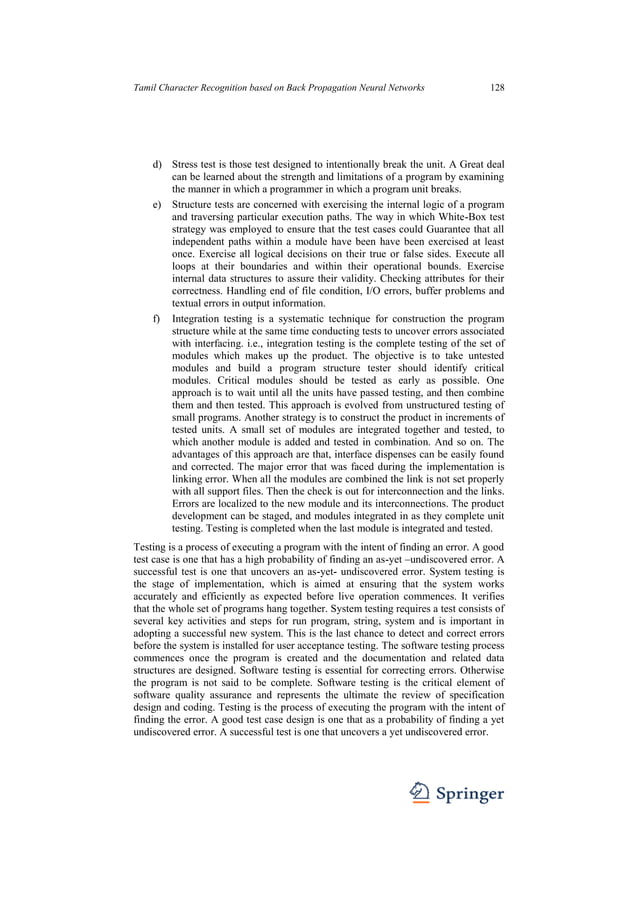 Tamil Character Recognition Based On Back Propagation Neural Networks Pdf