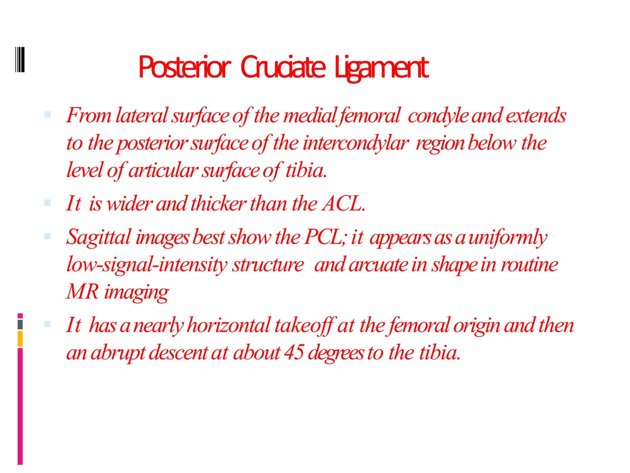 LIGAMENTOUS ANATOMY OF KNEE | PPTX