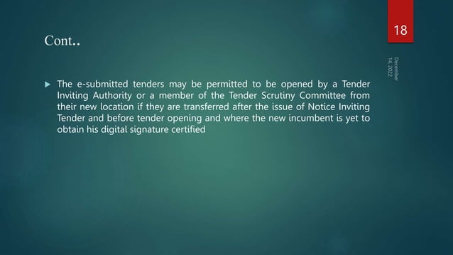 tamil nadu tenders act.pptx | Business | Business and Finance