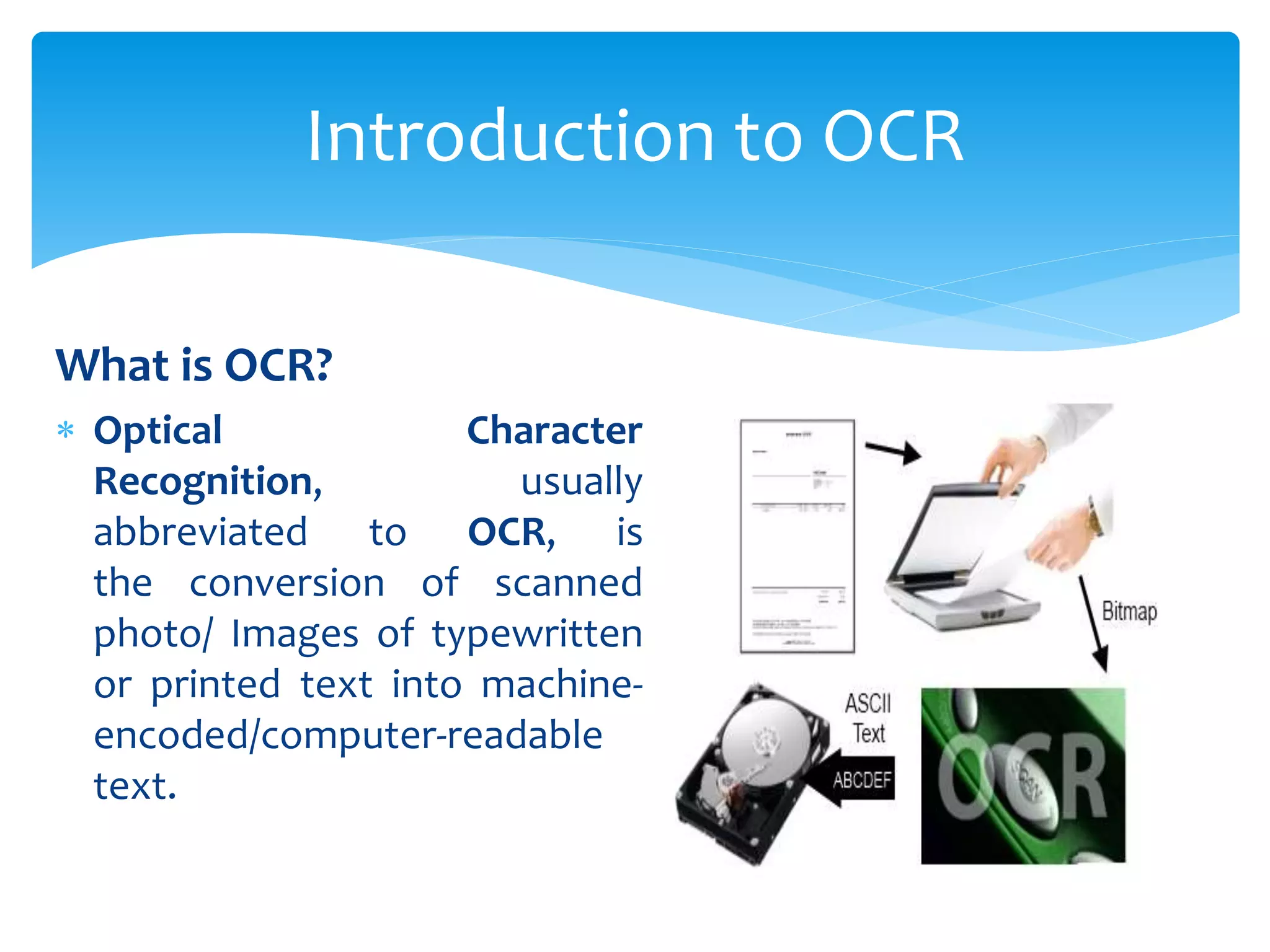 Tamil OCR using Tesseract OCR Engine | PPTX