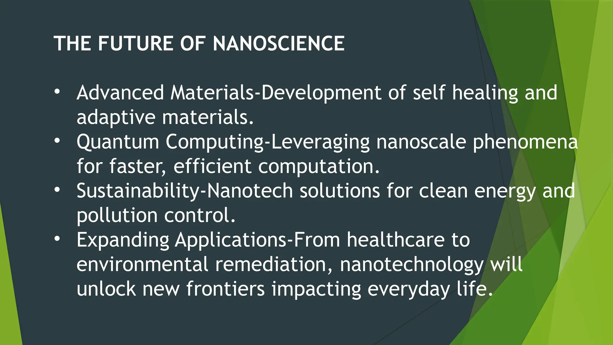 NANOTECHNOLOGY - AN INTRODUCTION AND EXPLAINED | PPTX