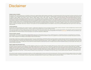 Taminco specialty chemical ipo roadshow investor presentation - apr ...
