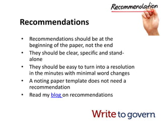 Review your board paper templates | PPTX