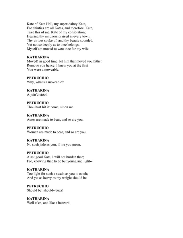 Taming of the shrew- shakespeare | PDF