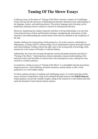 Taming Of The Shrew Essays.pdf