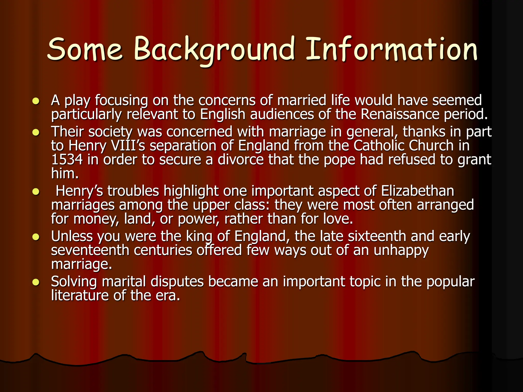 Taming of the shrew: an introduction, plot _PPT.ppt