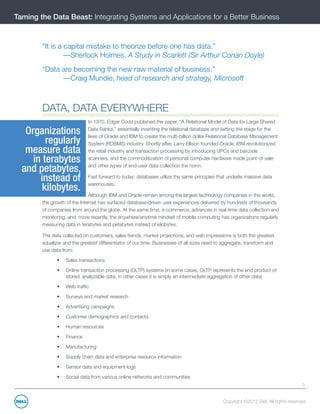 Taming the data beast | PDF