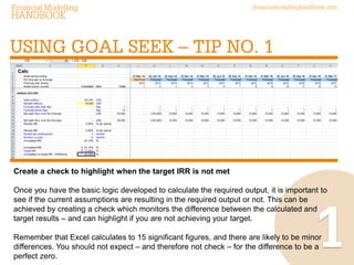 Taming the Goal Seek | PPT
