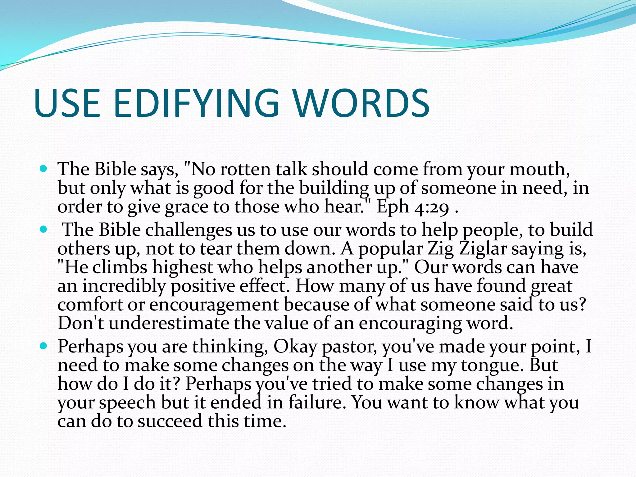 Taming the tongue ppt . | PPTX