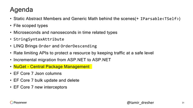 Tamir Dresher - DotNet 7 What's new.pptx