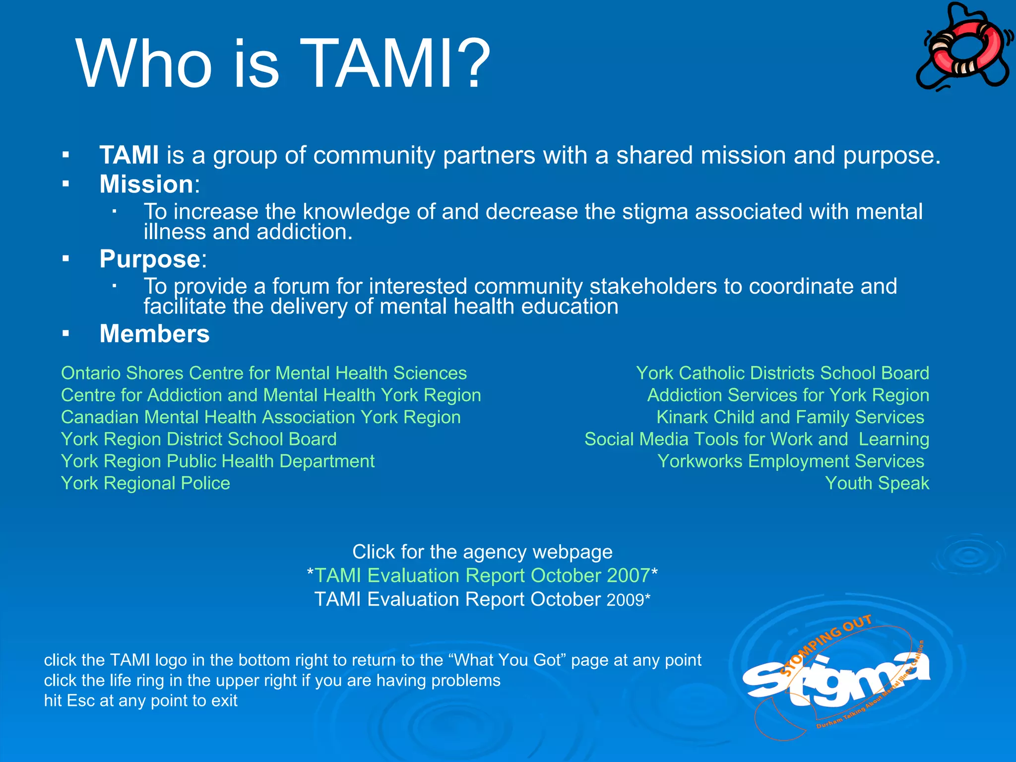 Tami Tool Kit Slide Presentation | PPS