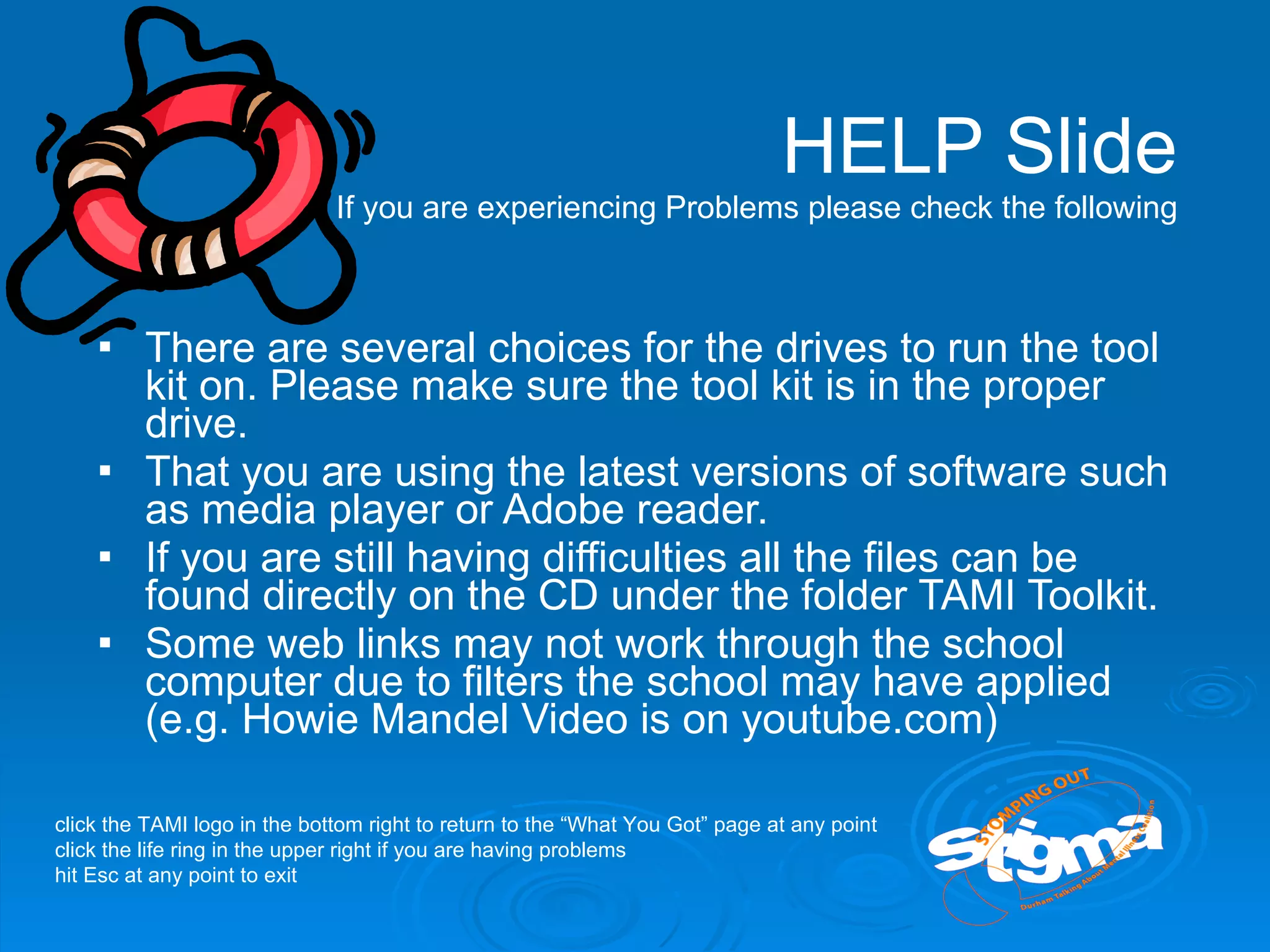 Tami Tool Kit Slide Presentation | PPS