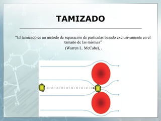 Conceptos de manejo de solidos.Tamizado.ppt