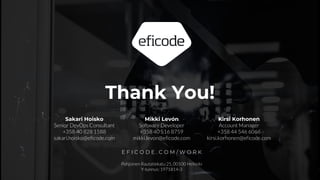Eficode-Devops in IoT devices with Continuous Deployment | PPT