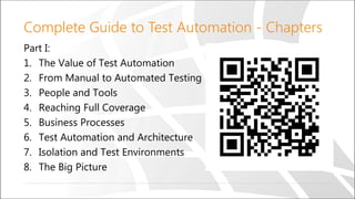 Test Automation Maturity Model (Israel Test Automation meetup 12/11 ...