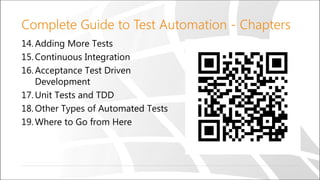 Test Automation Maturity Model (Israel Test Automation meetup 12/11 ...