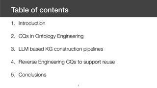 Ontology engineering revisited: The rise of the LLMs | PDF