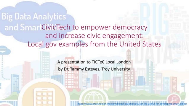 Civic Tech to empower democracy and increase civic engagement: Local ...