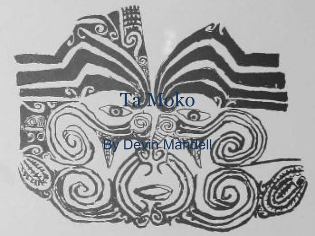 Ta moko maori devin | PPT | Body Art | Style & Fashion