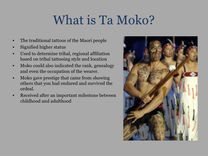Ta moko maori devin