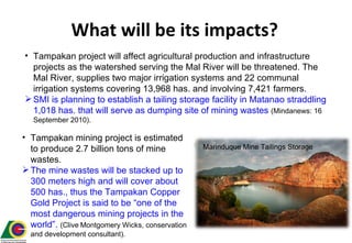 To Mine or Not to Mine The Case of the Tampakan Copper-Gold Project ...