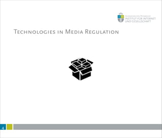 Technologies in Digital Media Regulation. A Governance Perspective. | PPT