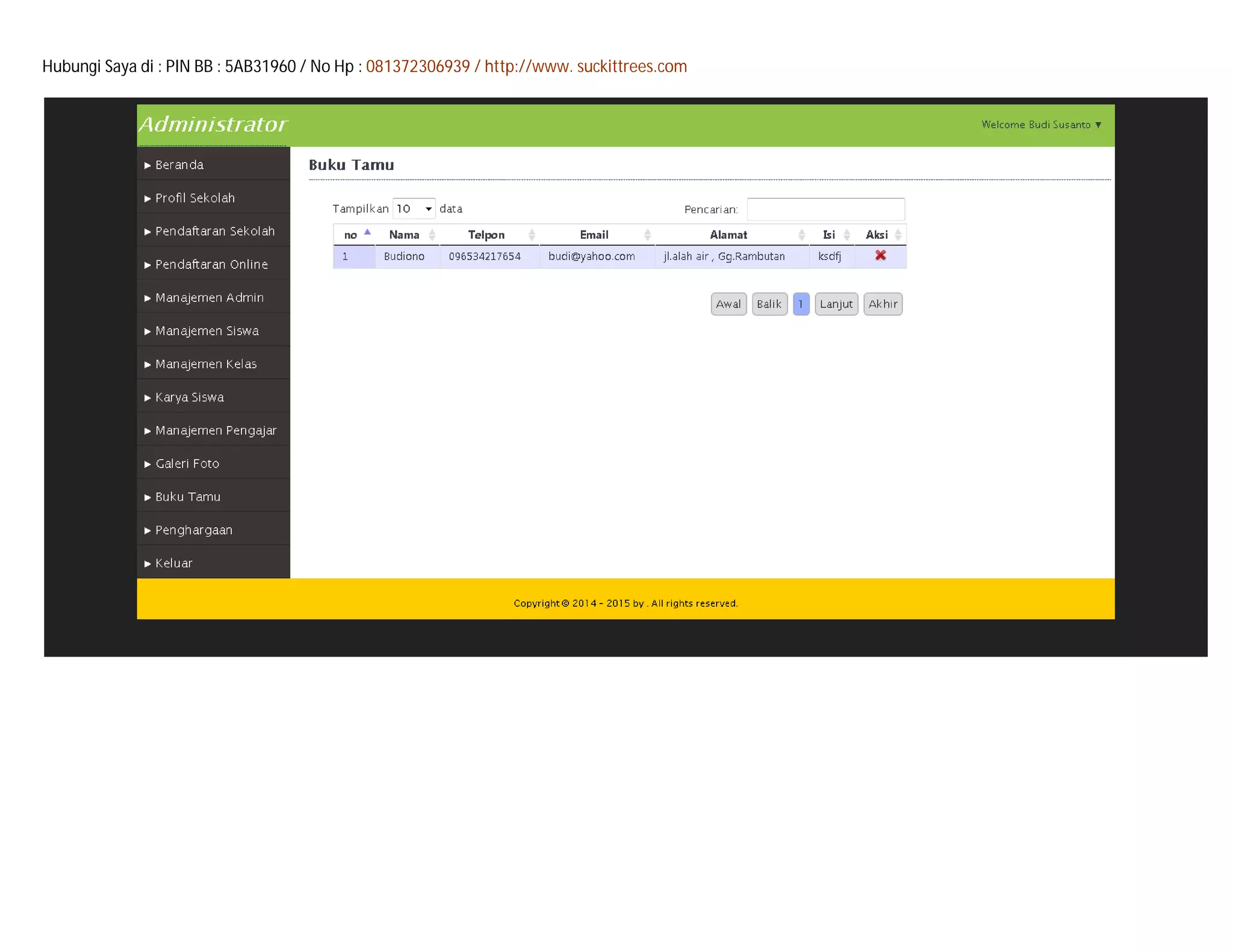 Website Sekolah TK PHP MYSQL | PPT