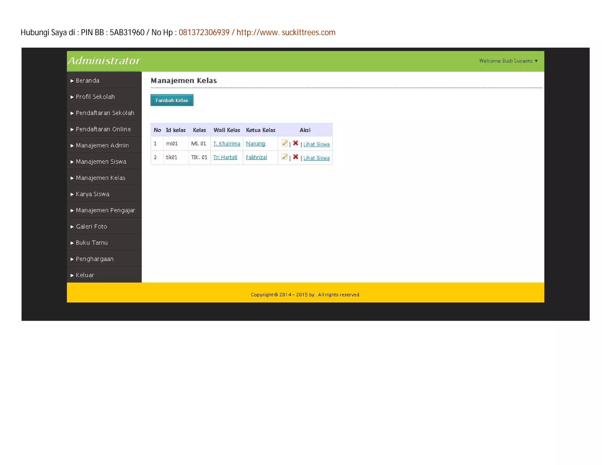 Website Sekolah TK PHP MYSQL | PPT