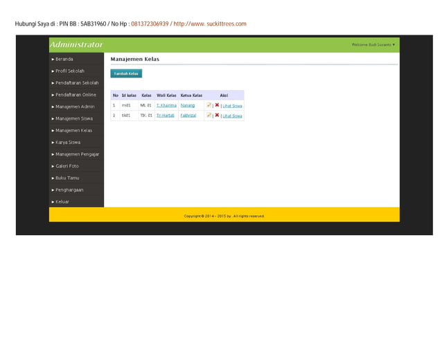 Website Sekolah TK PHP MYSQL | PPT