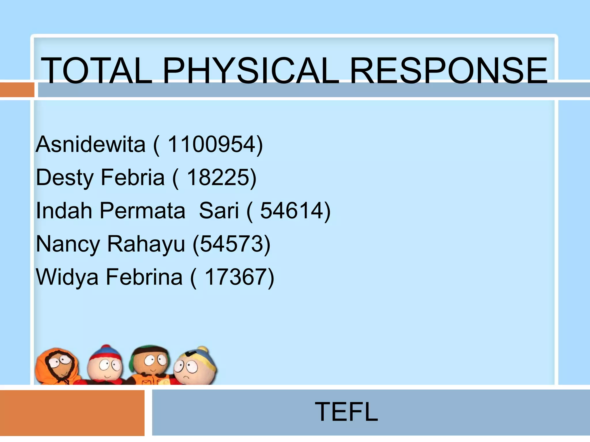 Tampil tefl | PPT